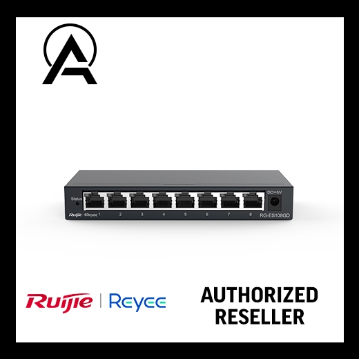Ruijie Reyee 8-Port Gigabit High Network Reliability Unmanaged Desktop ...