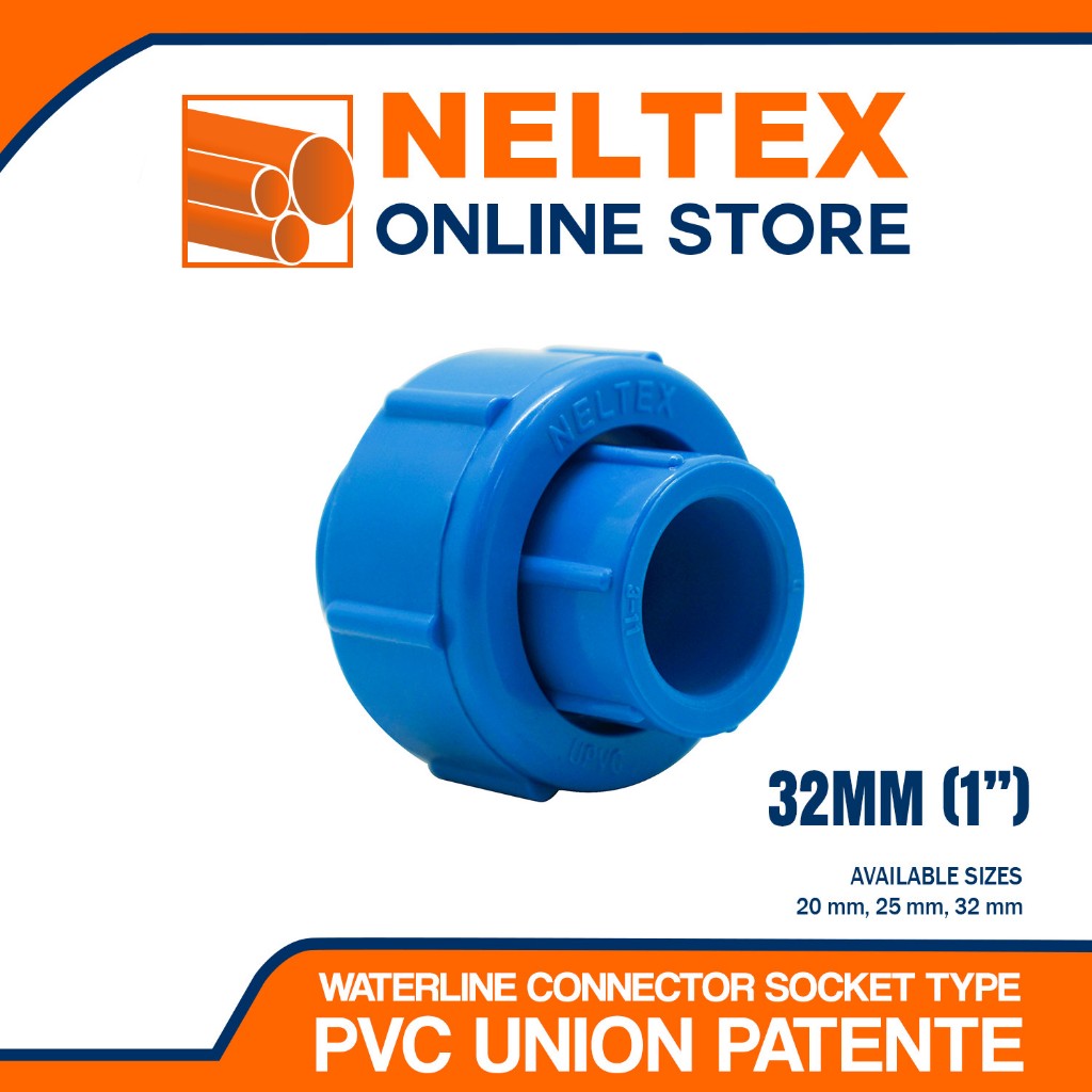 Neltex PVC Union Patente Socket Type 32mm (1inch) For Waterline Live ...