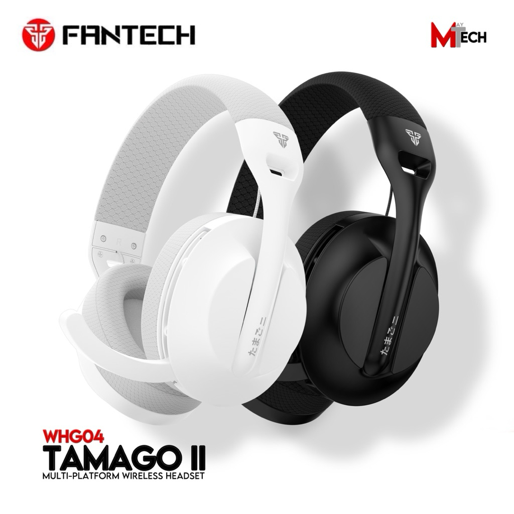 FANTECH TAMAGO II Multi-Platform Wireless Headset, Tri-Mode Connection, Noise Canceling Mic HP ...