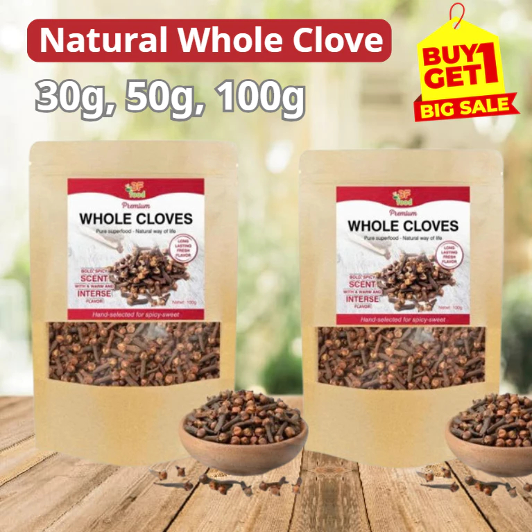 [BUY 50G GET 50G] Original Whole Dried Cloves - Whole Dried Cloves ...