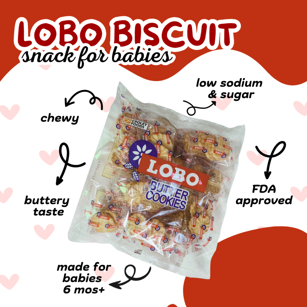 Croley LOBO BISCUIT Butter Flavor Biscuit Snack | Shopee Philippines