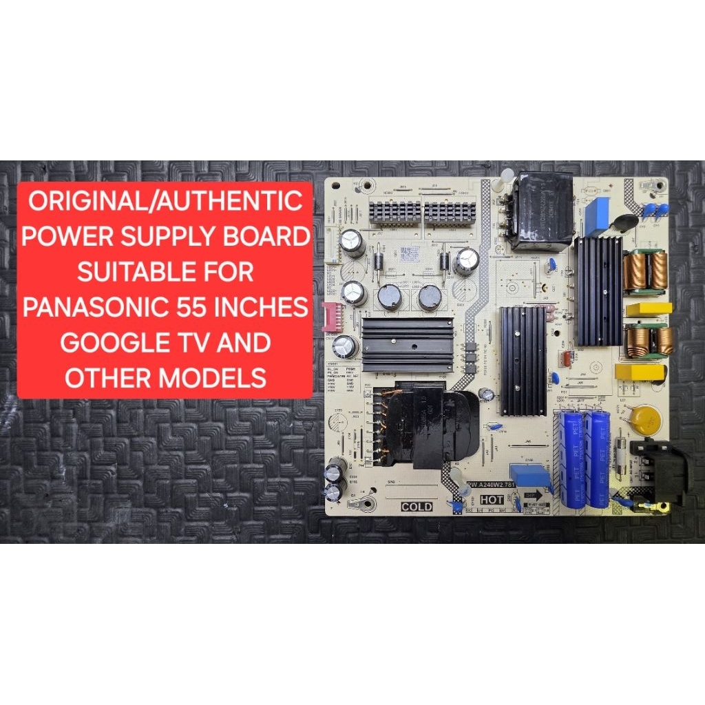 PANASONIC POWER SUPPLY BOARD SUITABLE FOR 55 INCHES GOOGLE/ANDROID TV ...