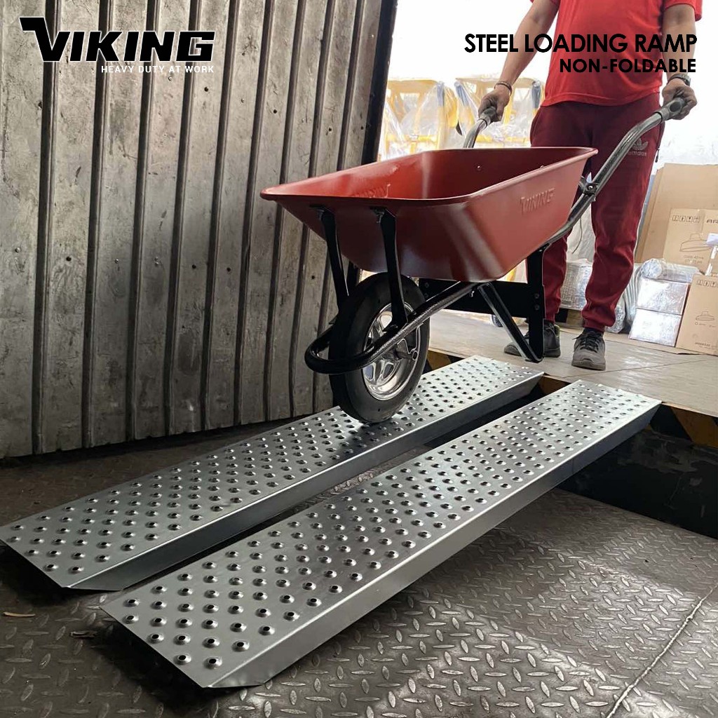 Viking QT002 Portable Steel Loading Ramp (non-foldable) Galvanized ...