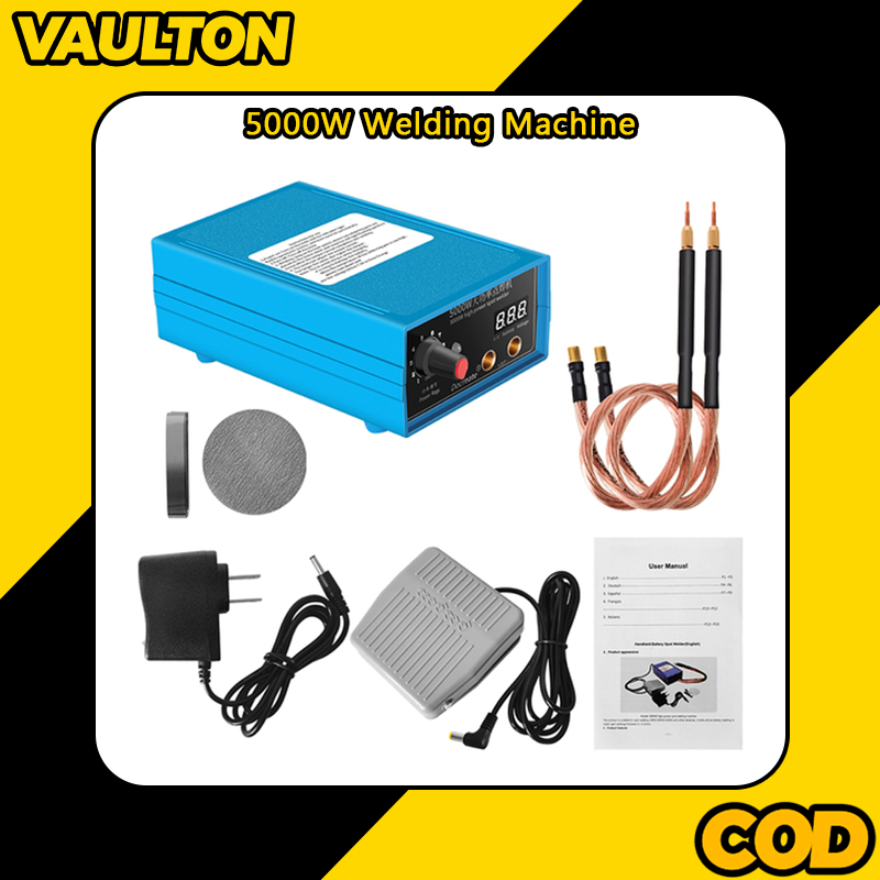 5000W High Power Spot Welder 18650 Battery Pack Welding Detachable Foot ...