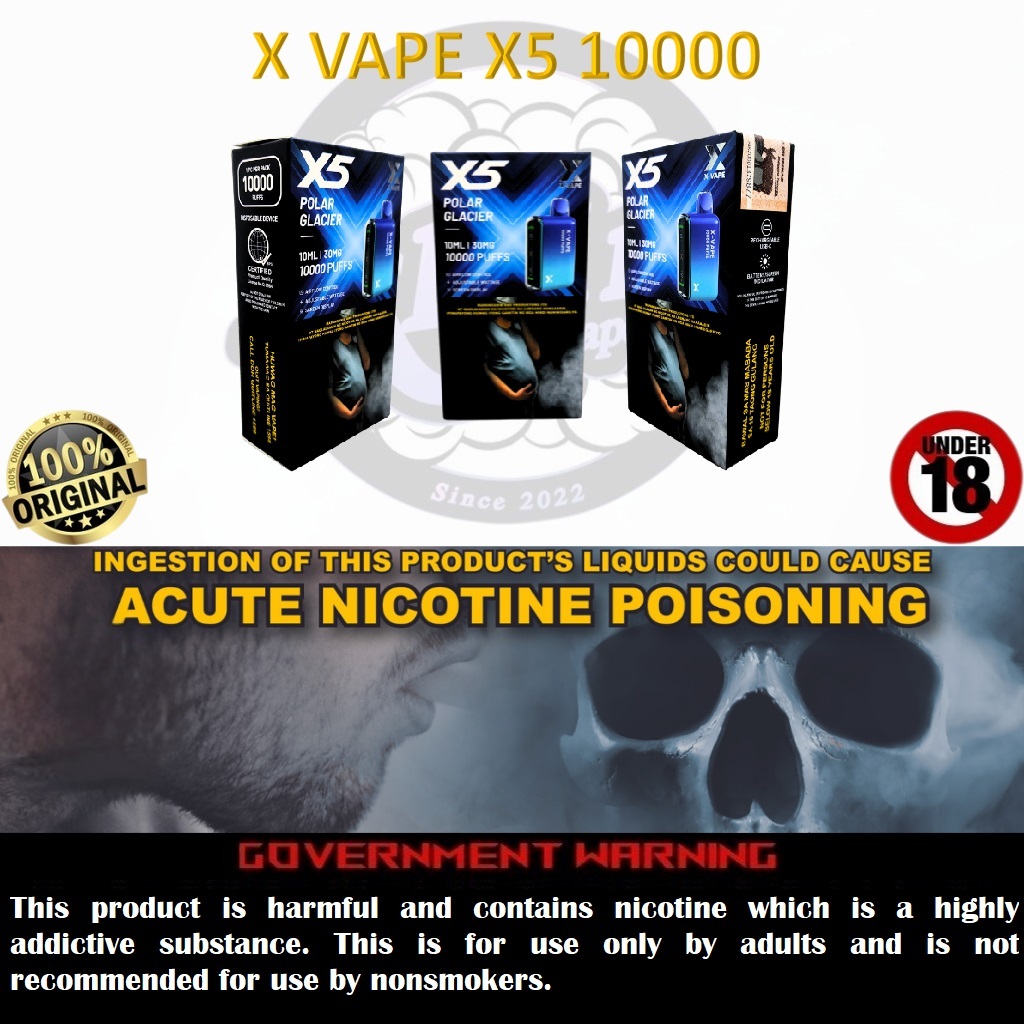 XVape X5 10000 Disposable Pod | Shopee Philippines