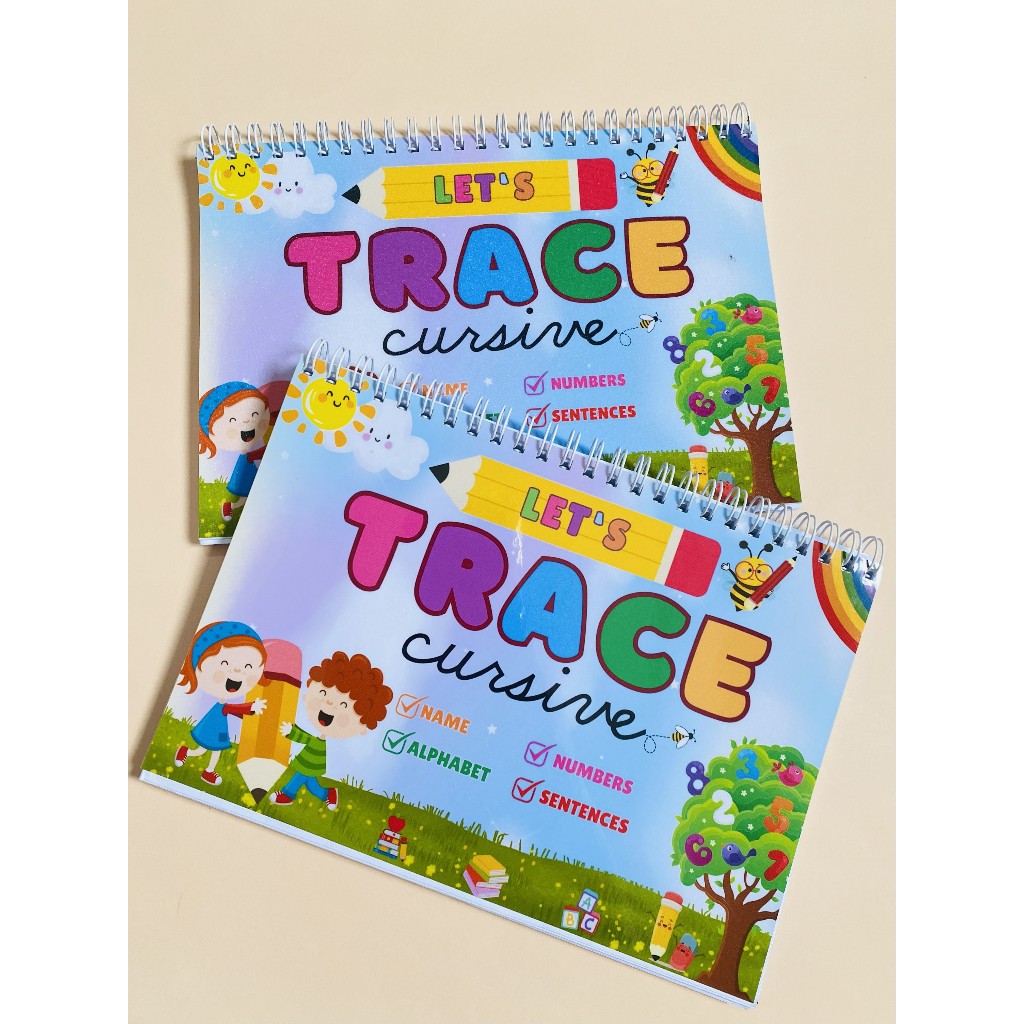 Let’s Trace Cursive Writing Workbook for Kids – Handwriting Practice ...