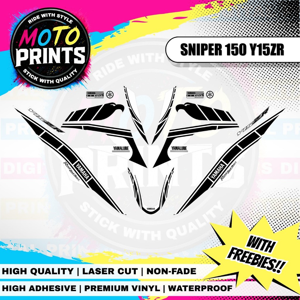 YAMAHA SNIPER 150 Y15ZR MALAYSIAN EAGLE CONCEPT DECALS STICKERS ...