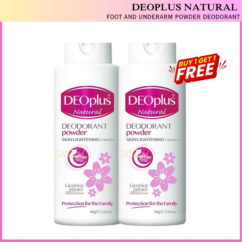 Deoplus Buy1 Take1 Natural Tawas Deo Powder Underarms and Foot Powder ...