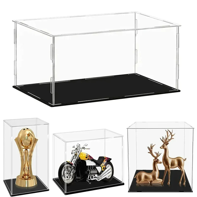 Acrylic Clear Display Box Perspex Case Storage Holder Dustproof for ...