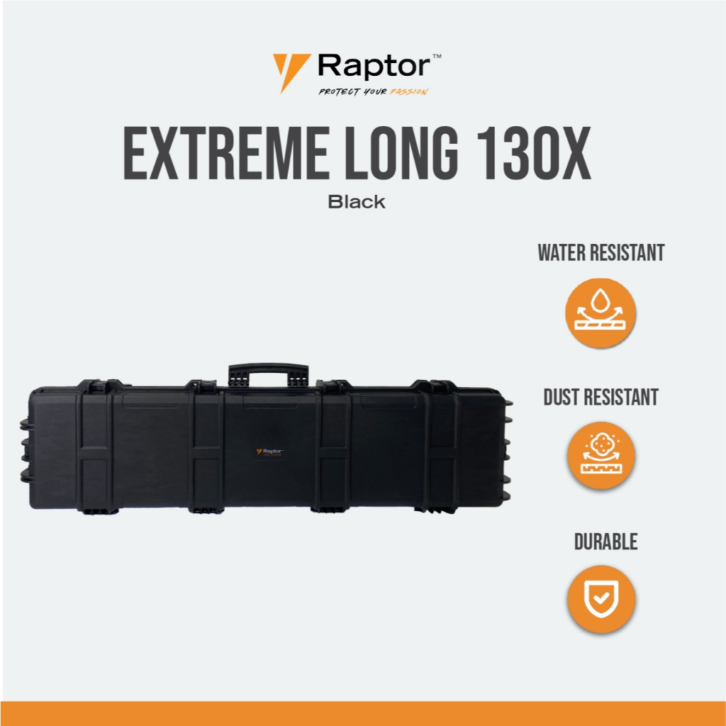 Raptor Case Extreme Long 130x for Camera, Drone & Accessories, Tactical ...