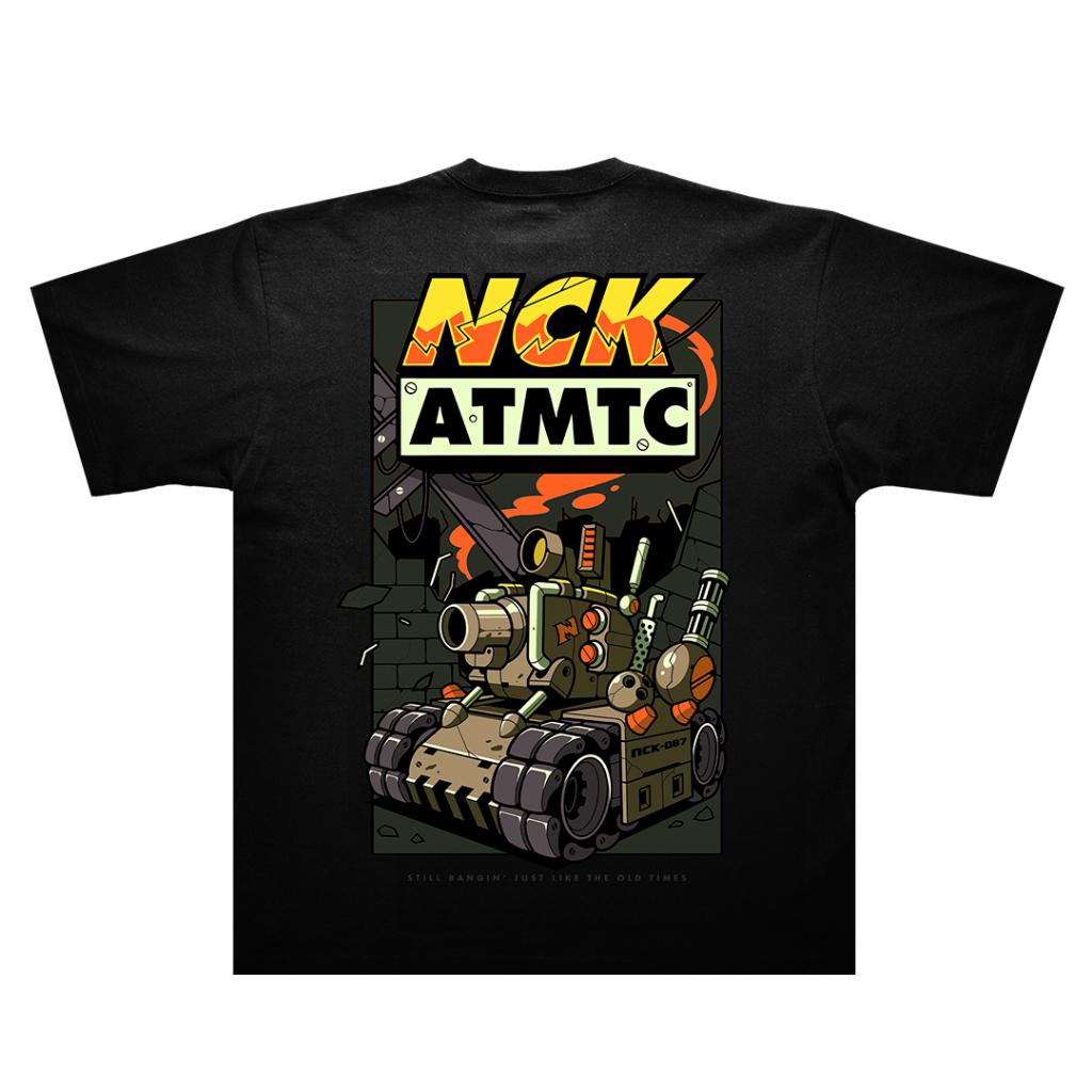 Nick Automatic "SLUG WAVE V2" Black T-shirt | Shopee Philippines