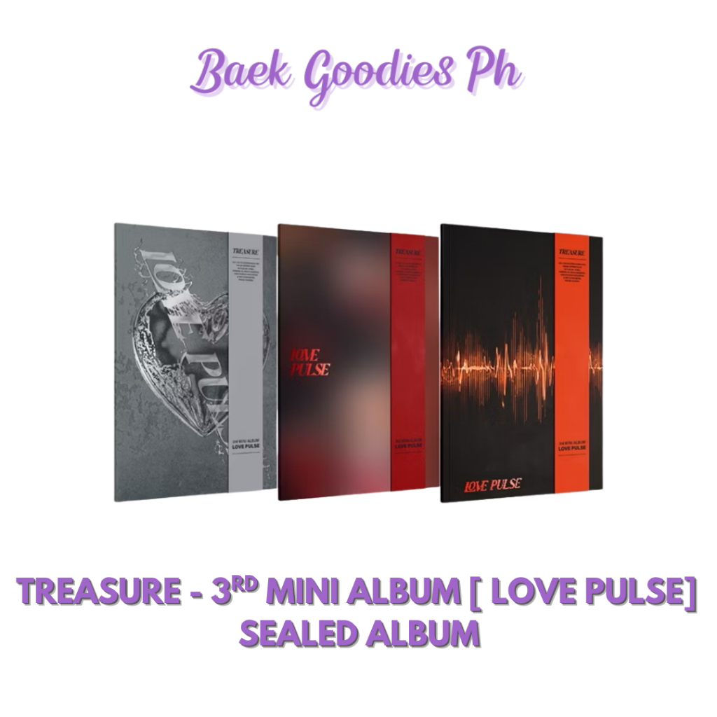 TREASURE - 3rd Mini Album [ LOVE PULSE ] Sealed Album | Shopee Philippines
