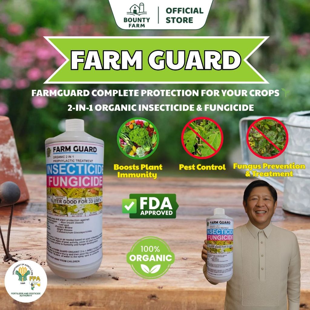 FARMGUARD 2-IN-1 ORGANIC INSECTICIDE & FUNGICIDE [ FARM GUARD Premium ...