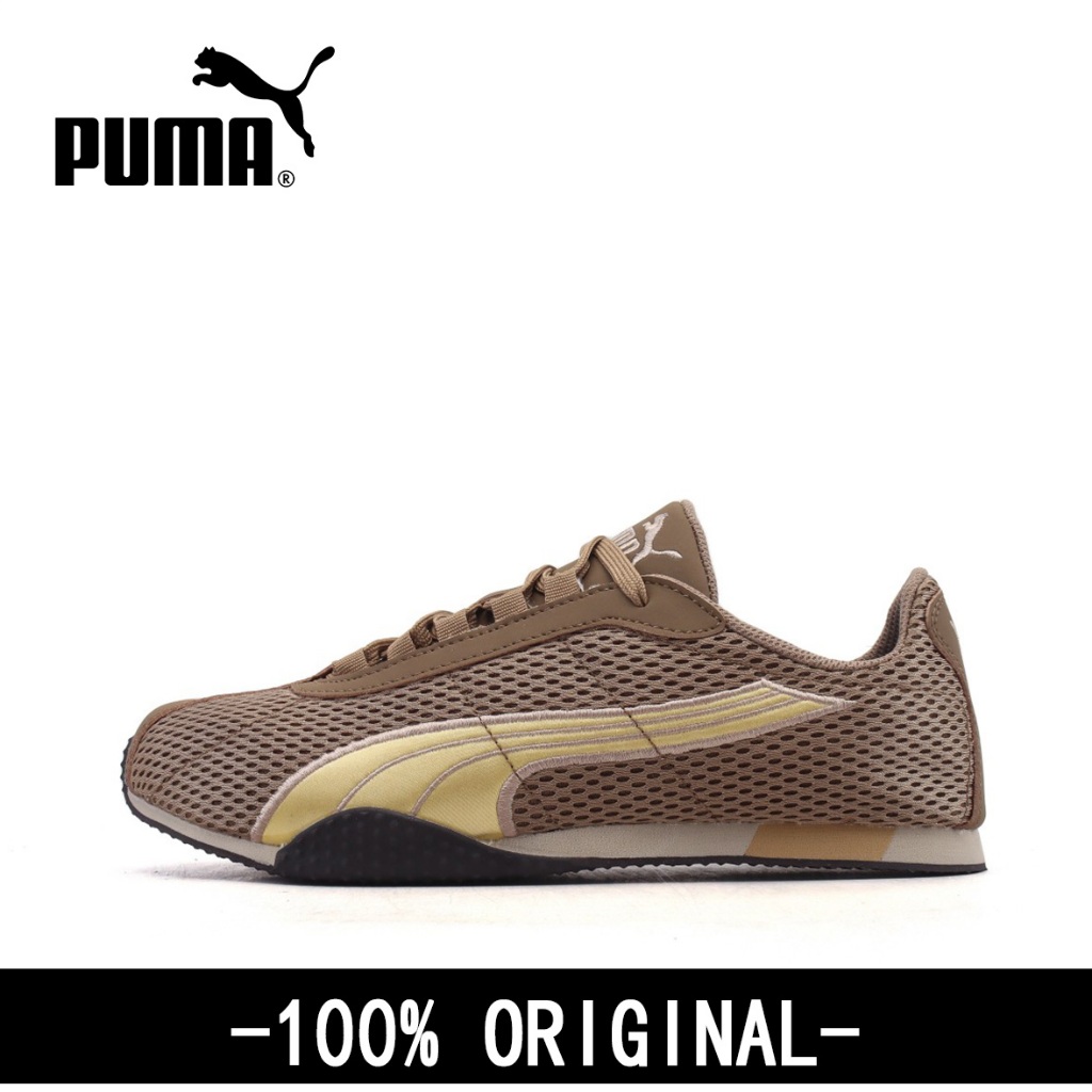 Original 】 Puma style light brown low cut casual sports shoes for both ...