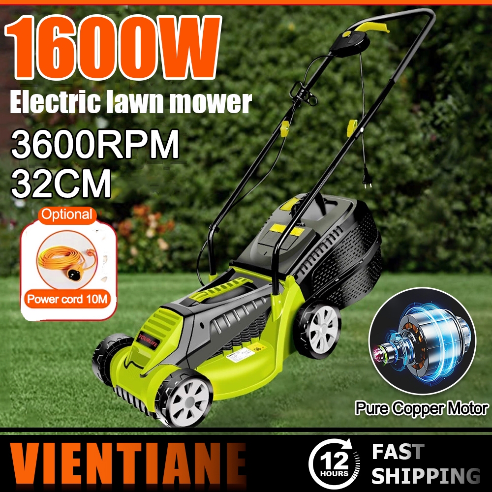 Hand Push Type Grass Cutter multi-function Garden Household electric ...