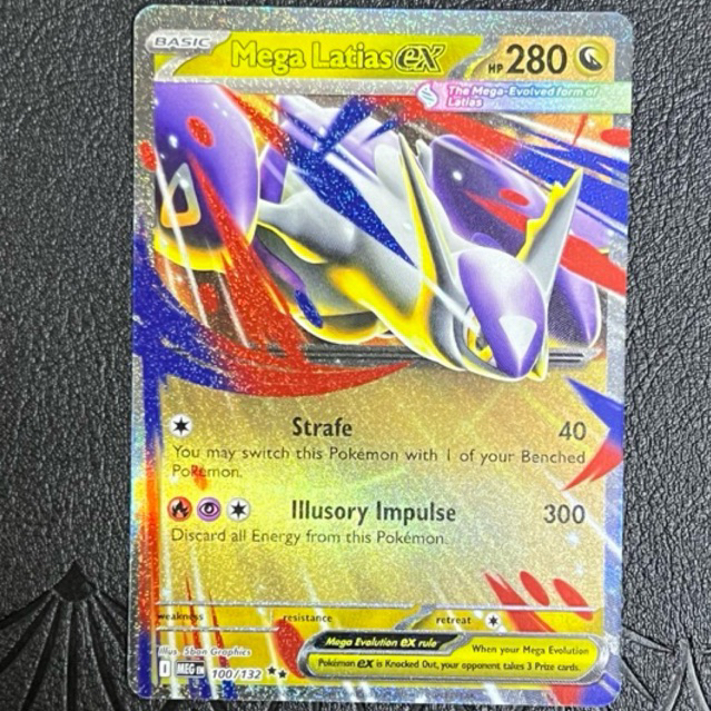 Mega Latias ex - 100/132 - Mega Evolution - Pokemon TCG | Shopee ...