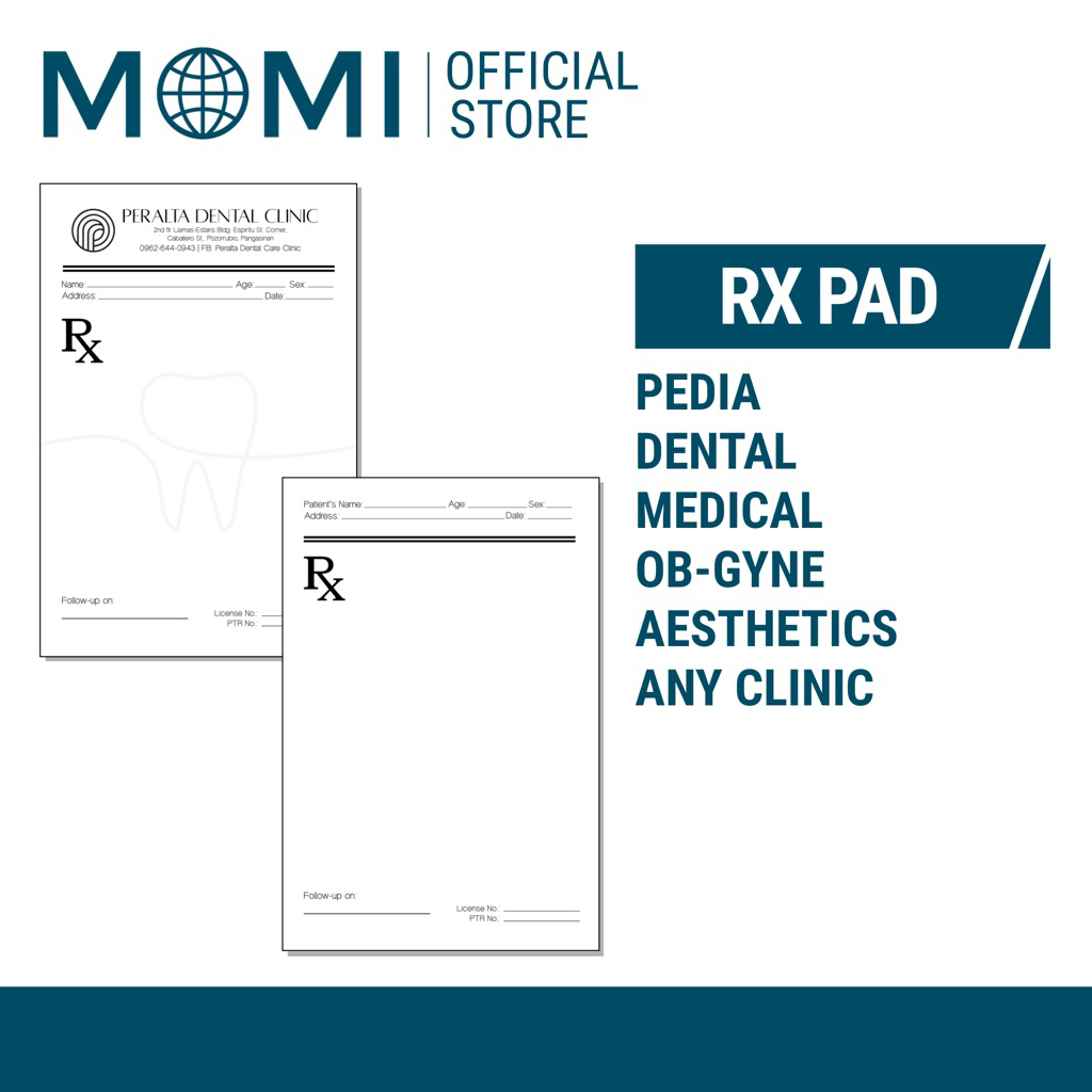 PERSONALIZED PRESCRIPTION PADS | Shopee Philippines