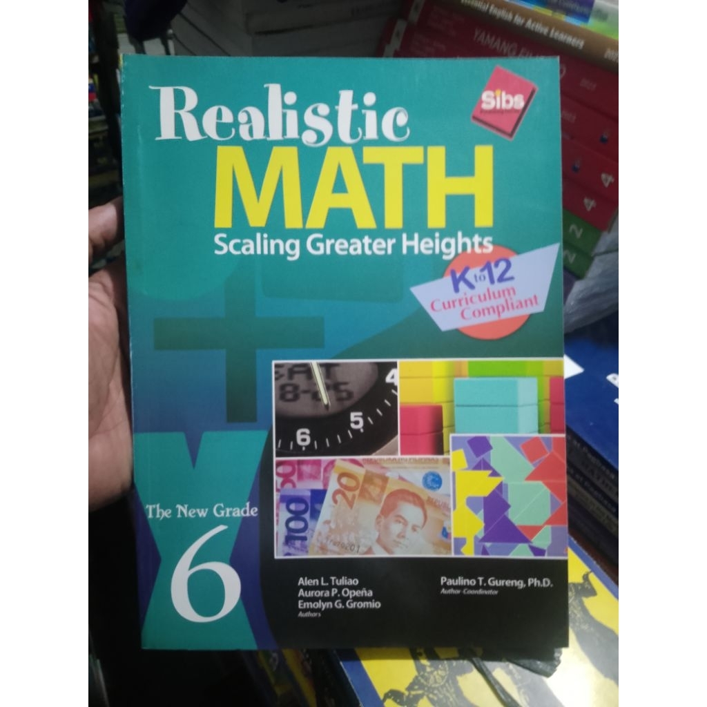 RM REALISTIC MATH grade 6 second edition (brandnew | Shopee Philippines