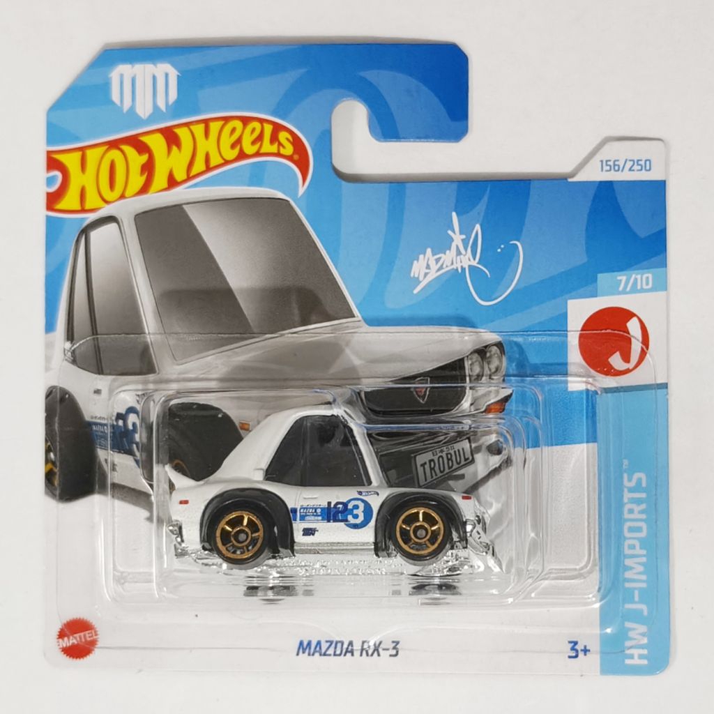Hot Wheels Mazda RX-3 Tooned (short card - white) | Shopee Philippines