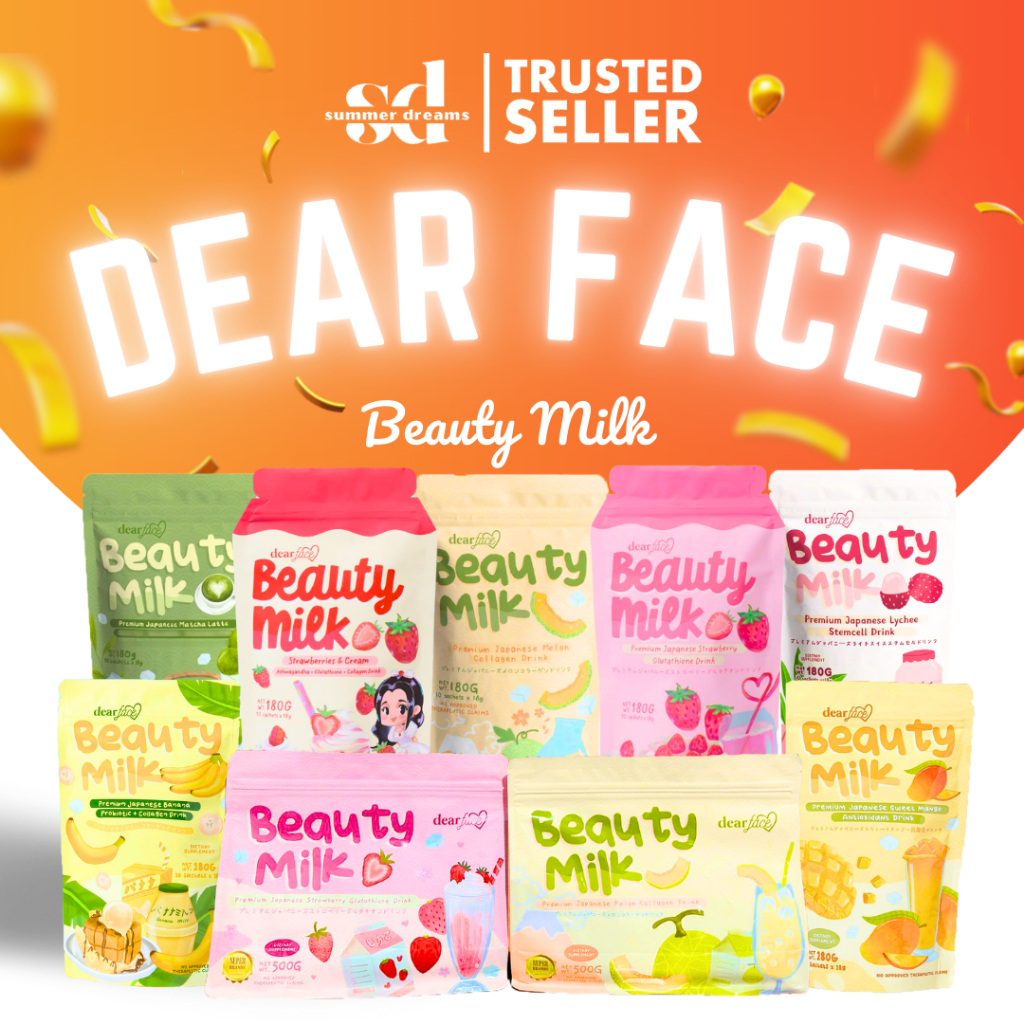 DEAR FACE Beauty Milk | Premium Japanese Collagen Drink for Glowing ...