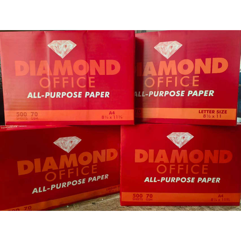 A4/SHORT/LEGAL BOND PAPER Office White Paper 500pcs | Shopee Philippines