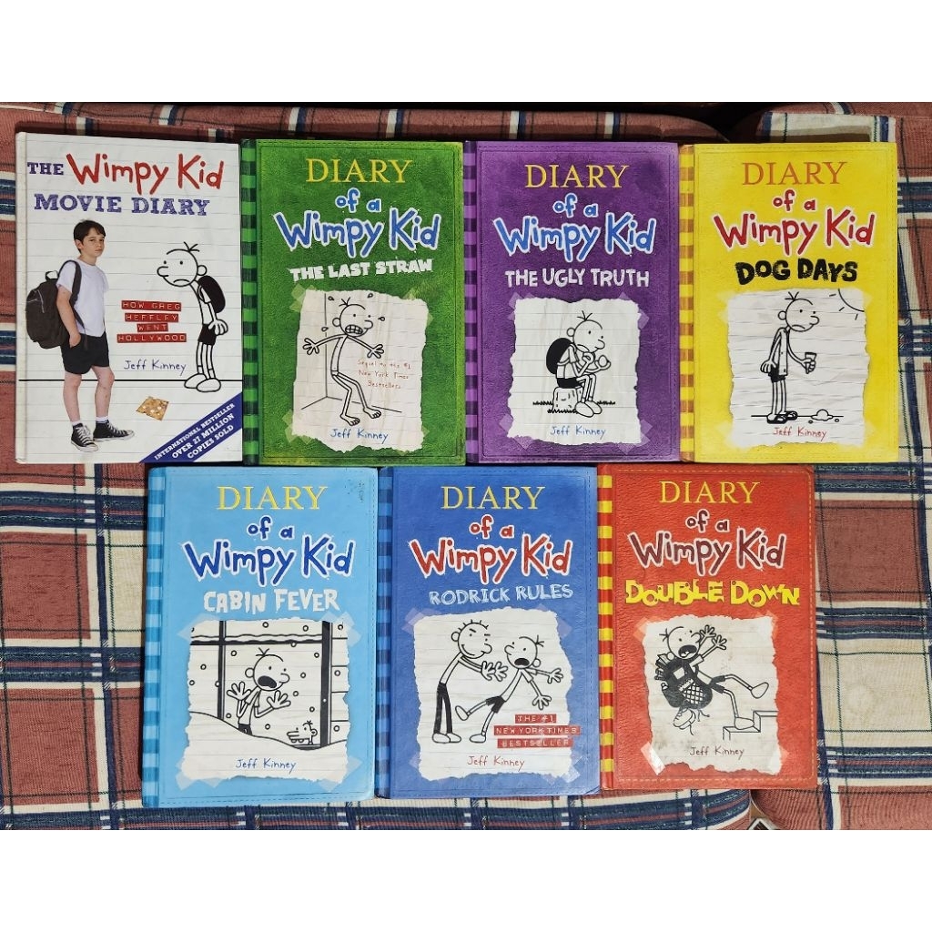 Diary Of A Wimpy Kid - Jeff Kinney (Preloved Hardbound) | Shopee ...