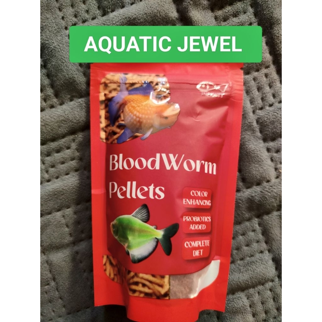 infinity BLOODWORM Pellets 100g | Shopee Philippines