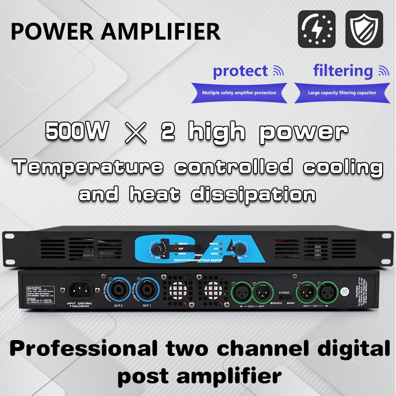 COD Original audio amplifier propesyonal digital power amplifier 500 ...