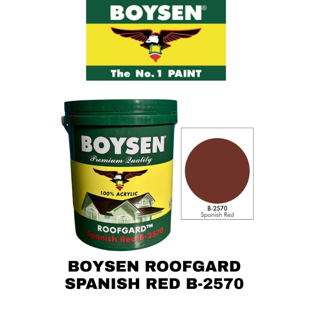 Boysen Roofgard Spanish Red B-2570 | Shopee Philippines