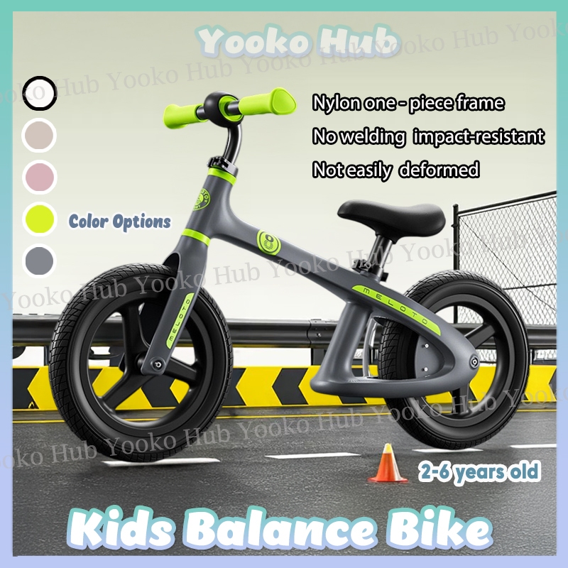 YOOKO –Kids Balance Bike Ride-On Scooter Toddler Training Bike with ...