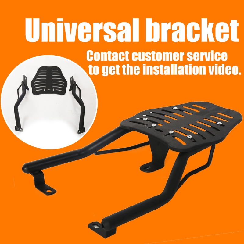 MOTORCYCLE CARRIER BRACKE Universal Top Box Bracket Motorcycle ...