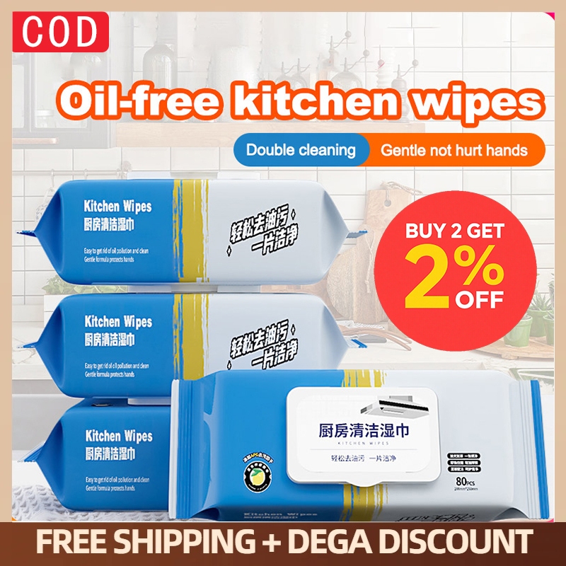 Kitchen Wipes 240PCS Multipurpose Dish Cleaning Scented Wipes ...