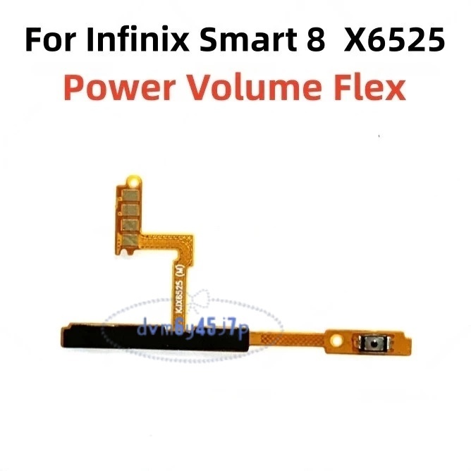 Power Volume button Flex For Infinix Smart 8 X6525 Switch ON OFF Key ...