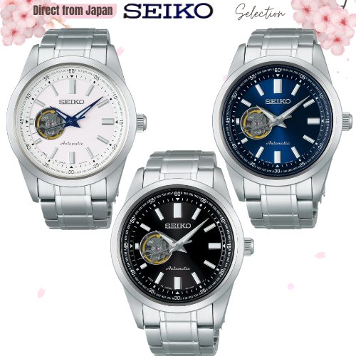 Seiko Men's Watch Automatic with Manual Winding, See-Through Case Back ...