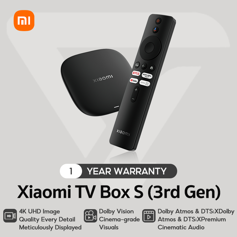 Xiaomi TV Box S(3rd Gen) |4K UHD image quality | Dolby Vision Cinema ...