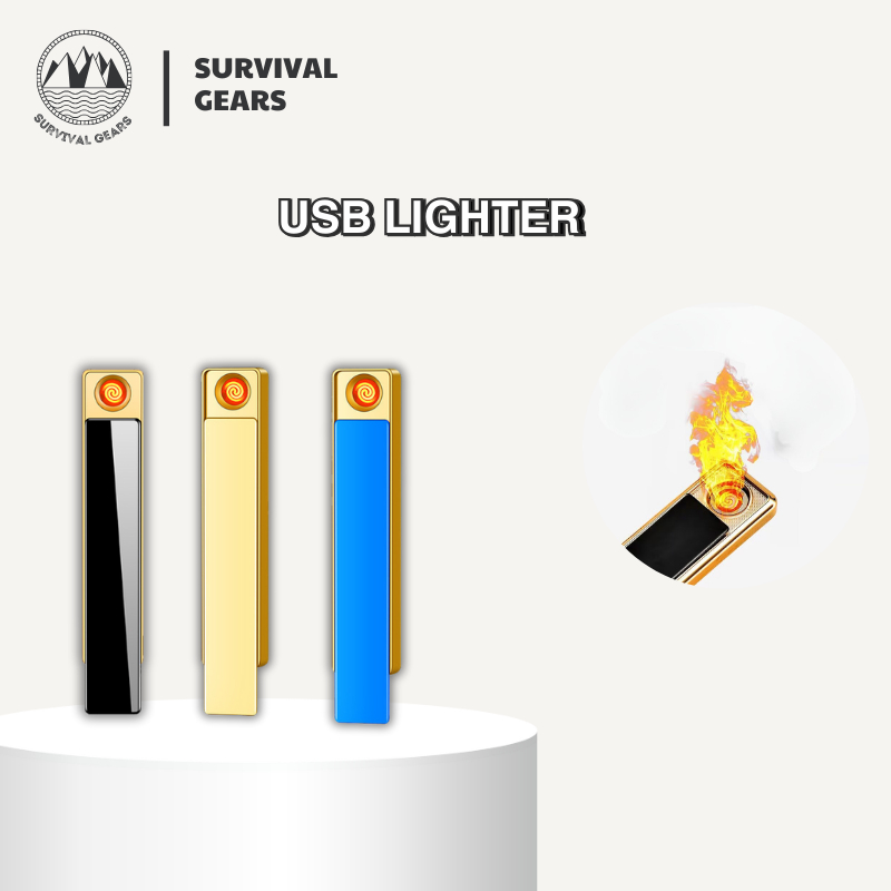 Electric Touch Lighter USB Rechargeable Windproof Flameless Lighter for ...