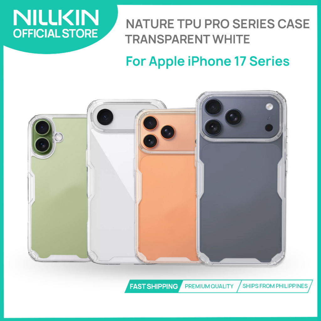 Nillkin Nature TPU Pro Clear Case Cover For iPhone 17 Series | Shopee ...