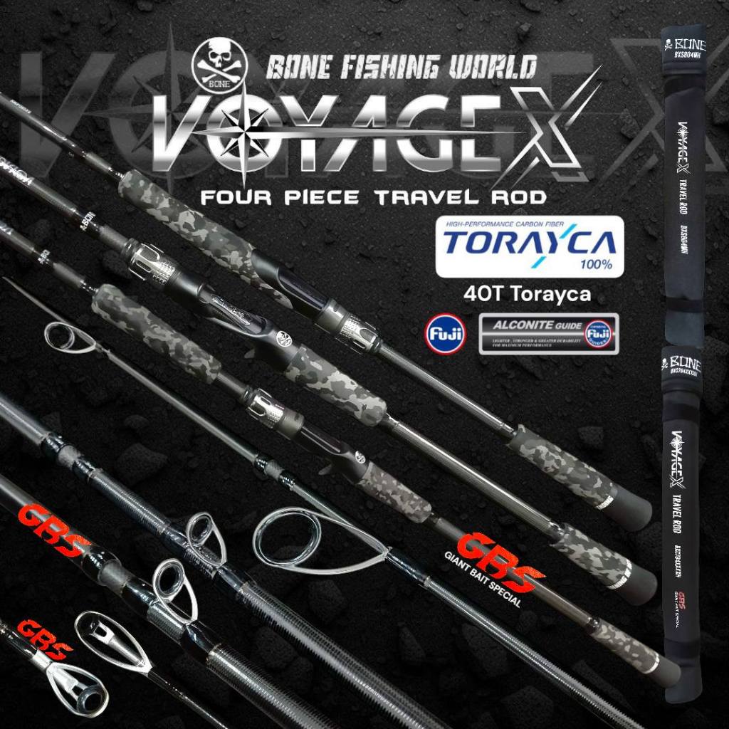 Bone Fishing World VOYAGE X 4pc Travel Rod - High Quality Fishing Rod ...