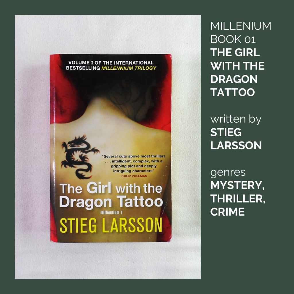 Millenium Book 01 | The Girl with the Dragon Tattoo by Stieg Larsson ...