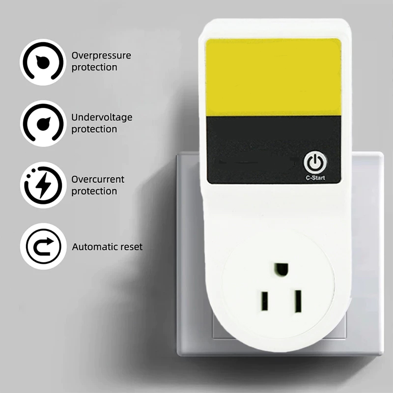 Protection socket Power on delay voltage power surge protector 3500W ...