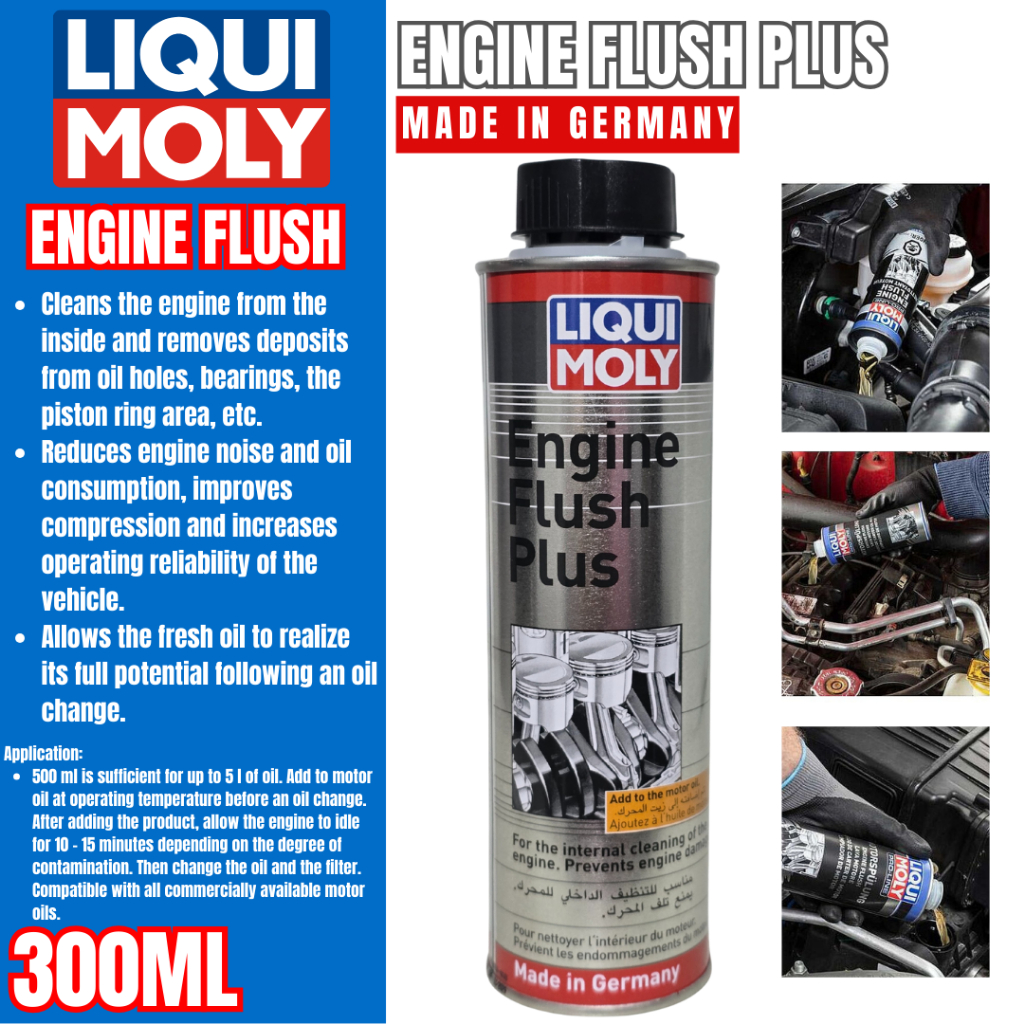 Liqui Moly Engine Flush Plus 300ml - Made in Germany - Engine Flushing ...