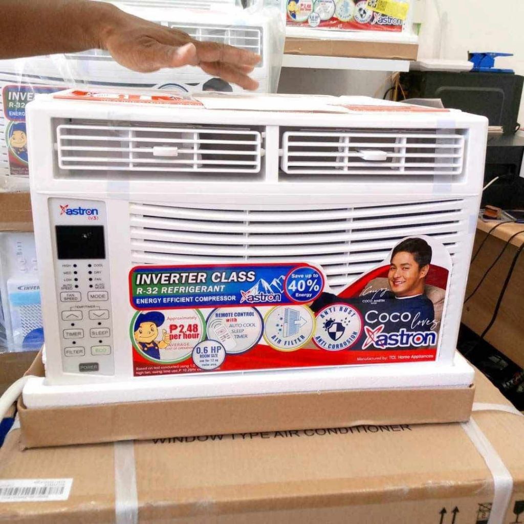 ASTRON WINDOW TYPE AIRCON 0.6hp INVERTER CLASS WITH REMOTE | Shopee ...