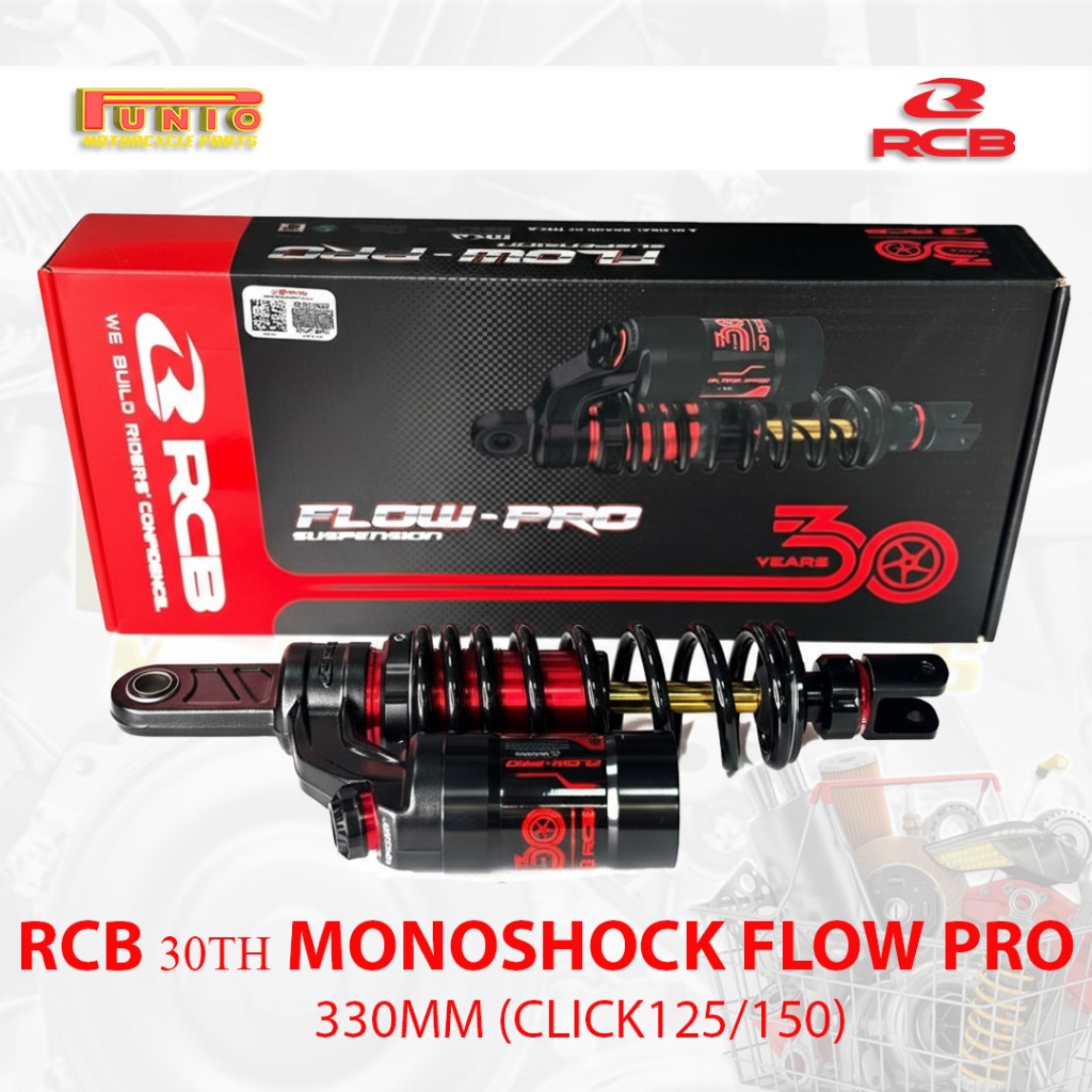 NEW! RCB 30th FLOW PRO SHOCK Click 125 / Click 150 (330MM) | Shopee ...