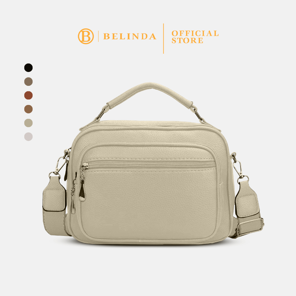 BELINDA Sling Bag For Woman High-End PU Leather 2Way Office Ladies Handbag Shoulder Bag BD9102 ...