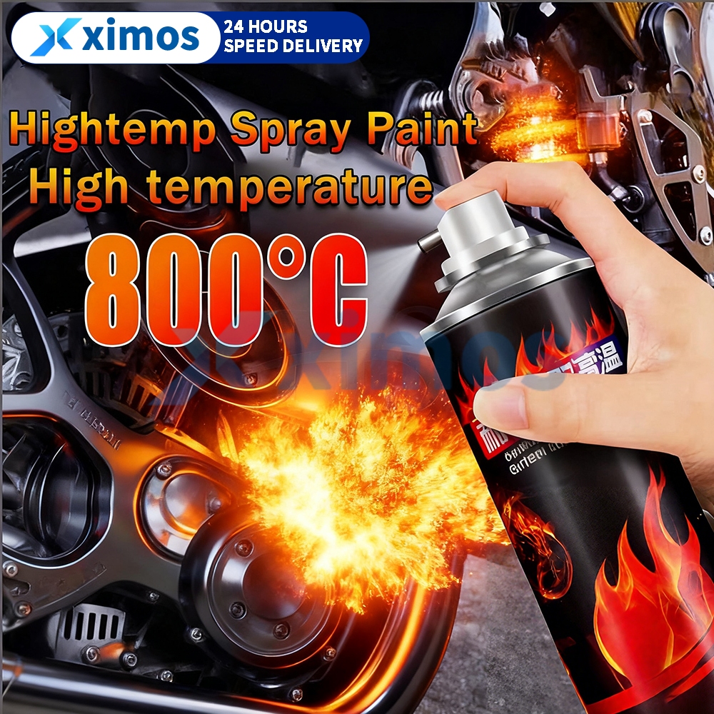 Universal Motorcycle Parts High Temp Spray Paint Engine Coating Spray ...