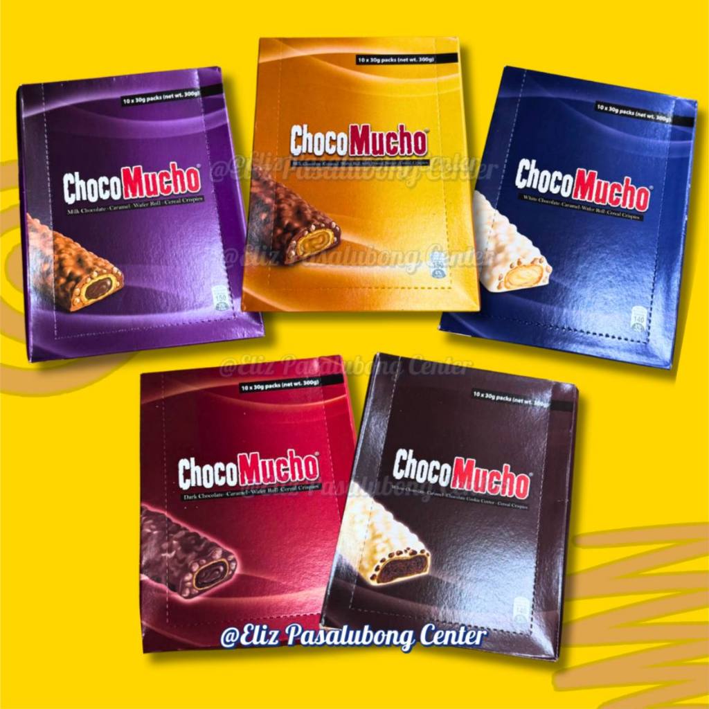 (CHOCOMUCHO) MILK CHOCOLATE, PEANUIT BUTTER, WHITE CHOCOLATE, DARK ...