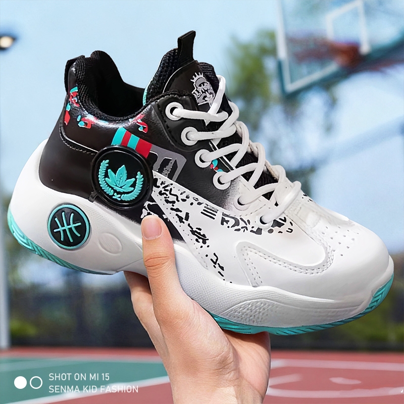 SENMA Basketball Shoes For Kids Boys Rubber Shoes Boy Sport Shoes High ...
