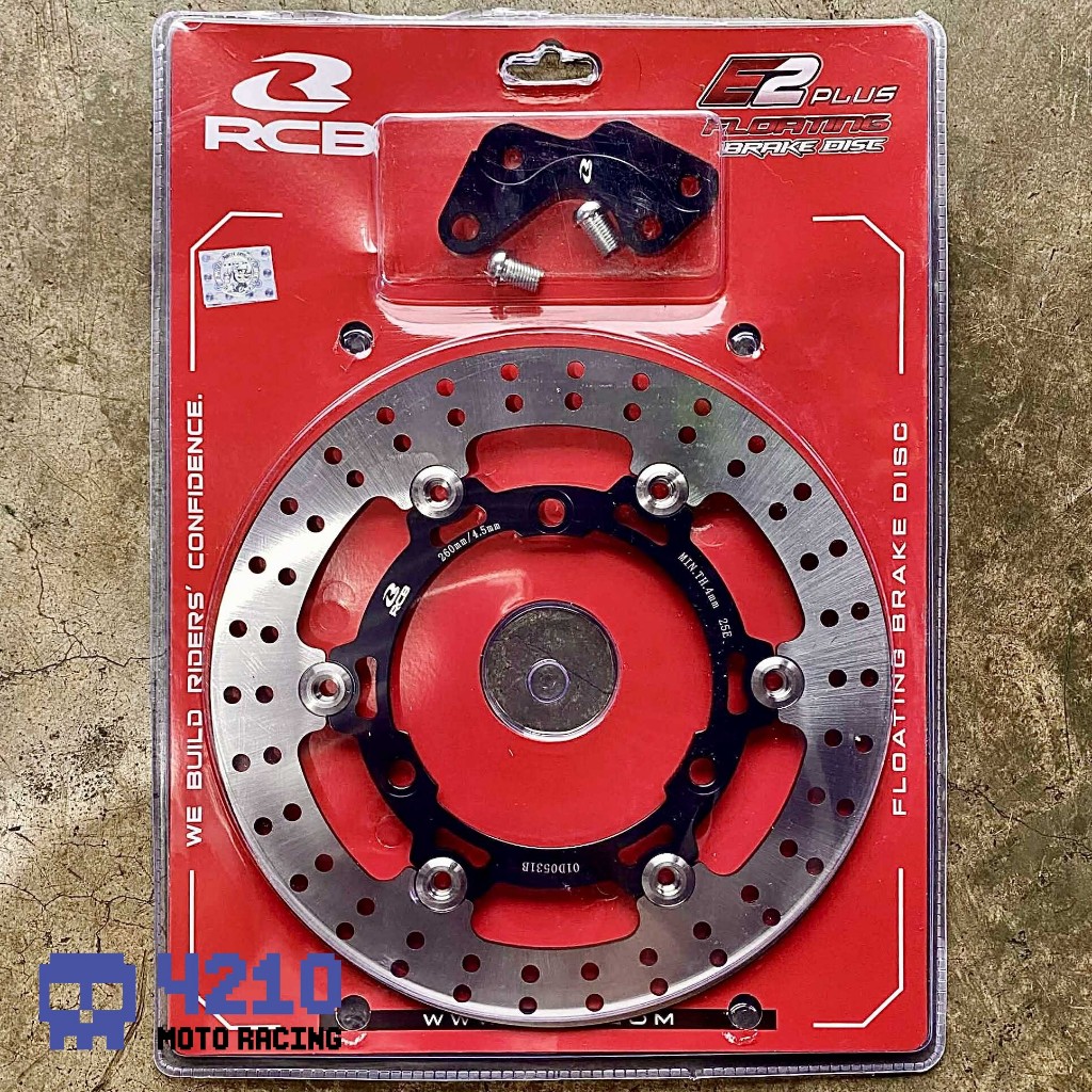 RCB E2+ Series 260mm FLOATING BIG DISC w/ YAMAHA AEROX/NMAX v1/v2 ...