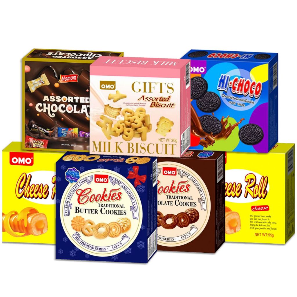 Momom Food Budget Combo – 7 Boxes of Chocolate, Cookies, Milky Biscuit ...
