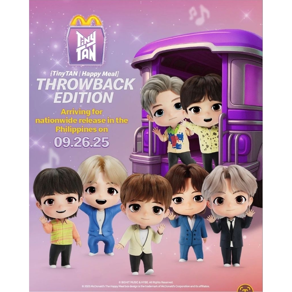 ORIGINAL TINY TAN THROWBACK EDITION BLIND BOX 2025 (ON-HAND) SHIPS IN 24HOURS | Shopee Philippines
